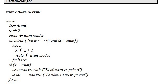 Algoritmos, Diagramas y pseudocodigo: PSEUDOCODIGO