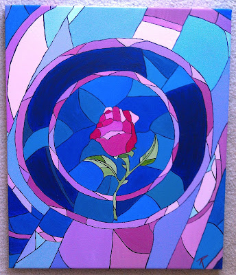 The Running Paintbrush: Beast's Enchanted Rose