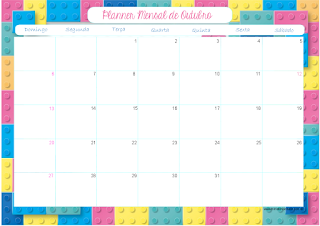 Planner de Outubro para baixar e imprimir