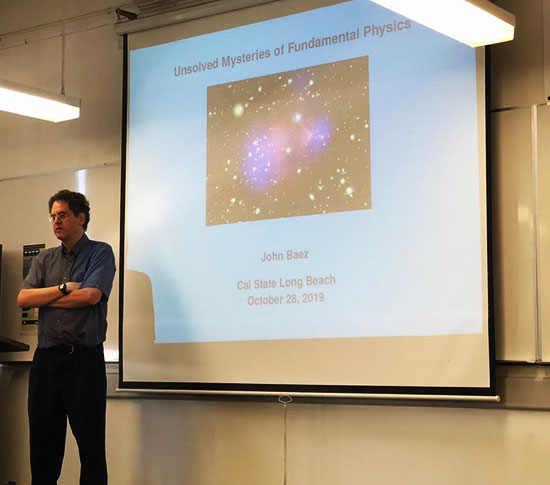 Palmia Observatory: UCR Professor John Baez on mysteries of fundamental ...