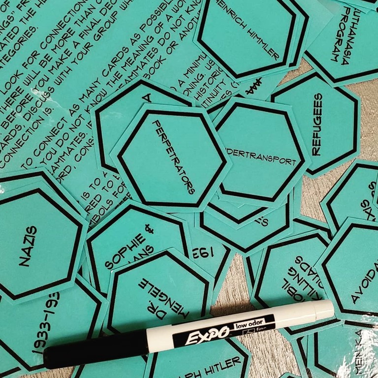 DIGITAL Hexagonal Thinking Activities for Middle School and High School ...