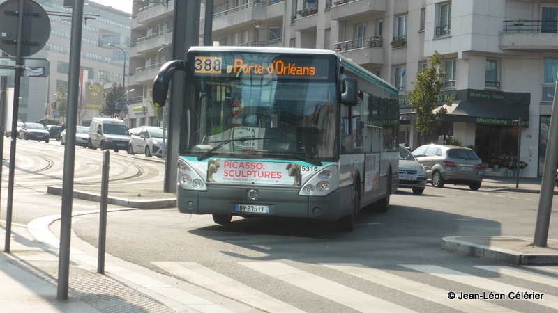 Les Tramways,Métro,RER,Bus de la RATP: Bus 388