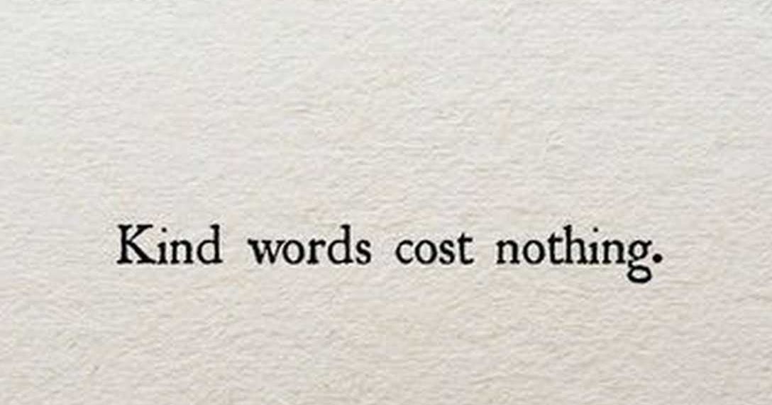 The Nicest Pictures: kind words