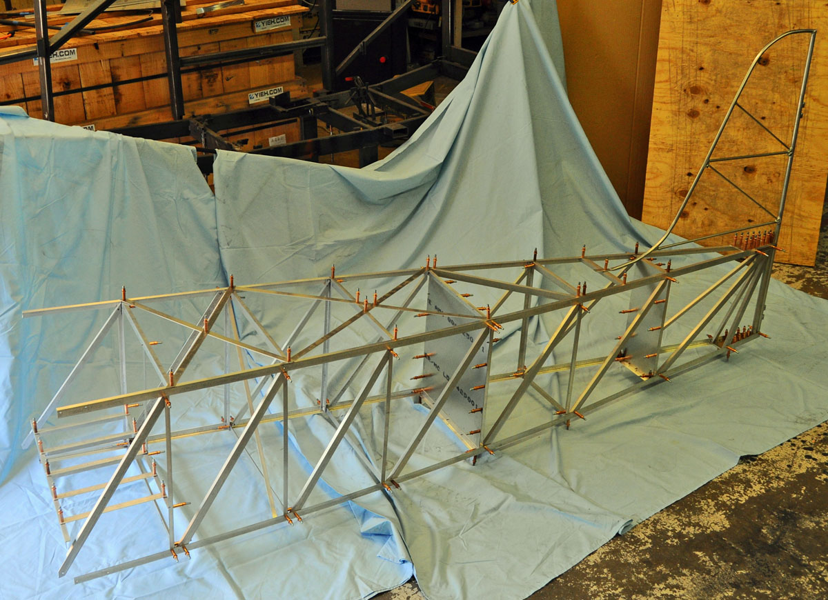 Standard Pilot Blog: Rear aluminum fuselage assembly