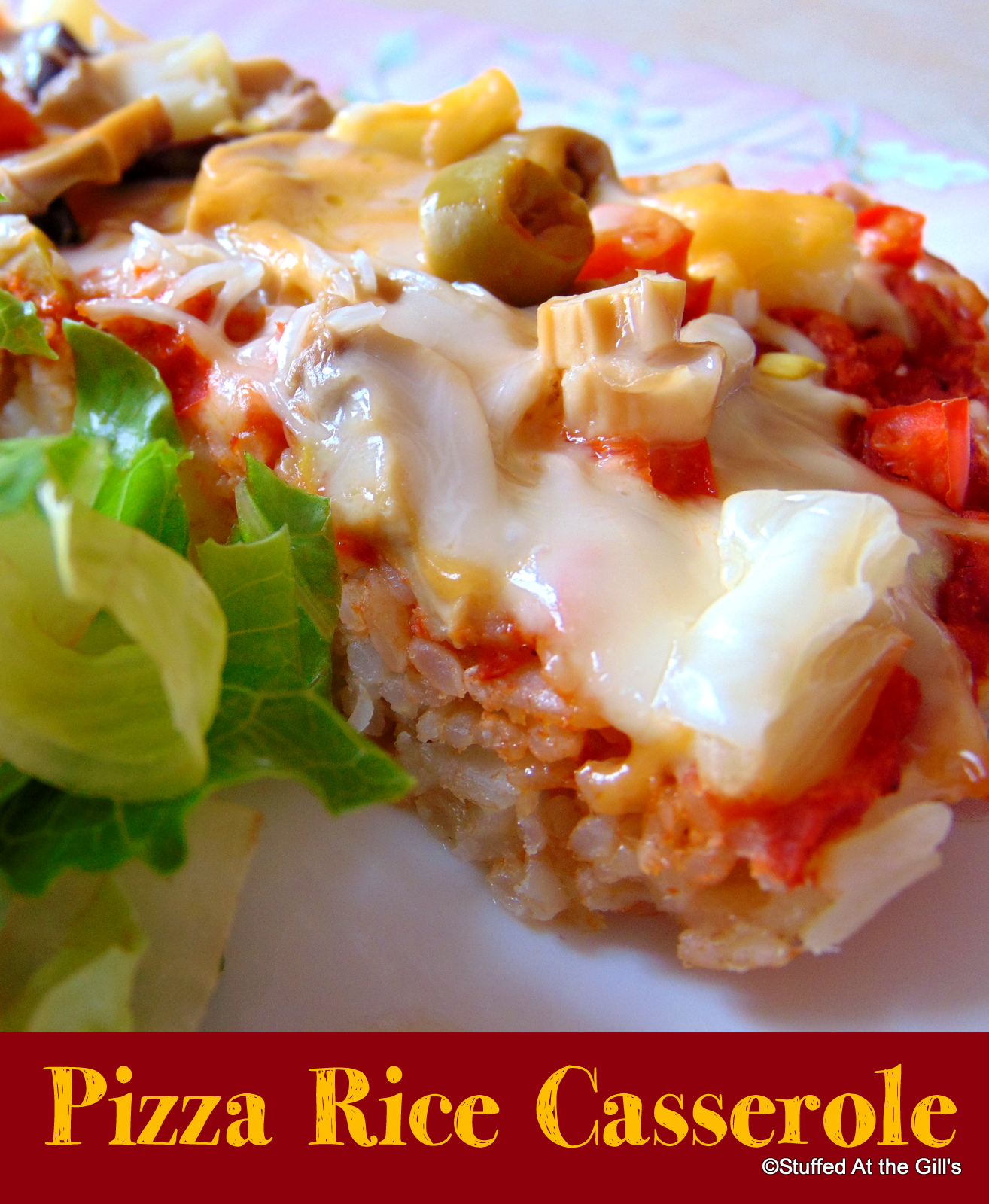 Pizza Rice Casserole