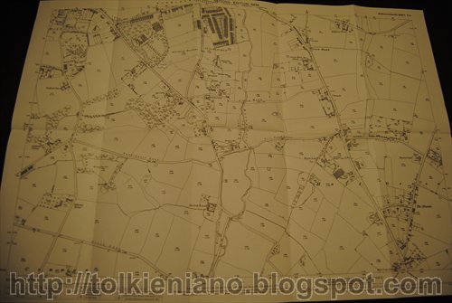 Tolkien collection: Sarehole Mill in una mappa di Green Hall del 1903