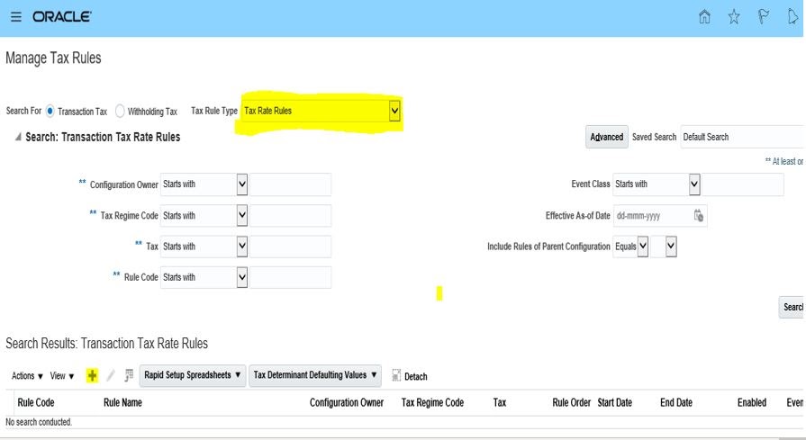 Oracle Application's Blog: Chapter 45: Oracle Fusion Tax Implementation