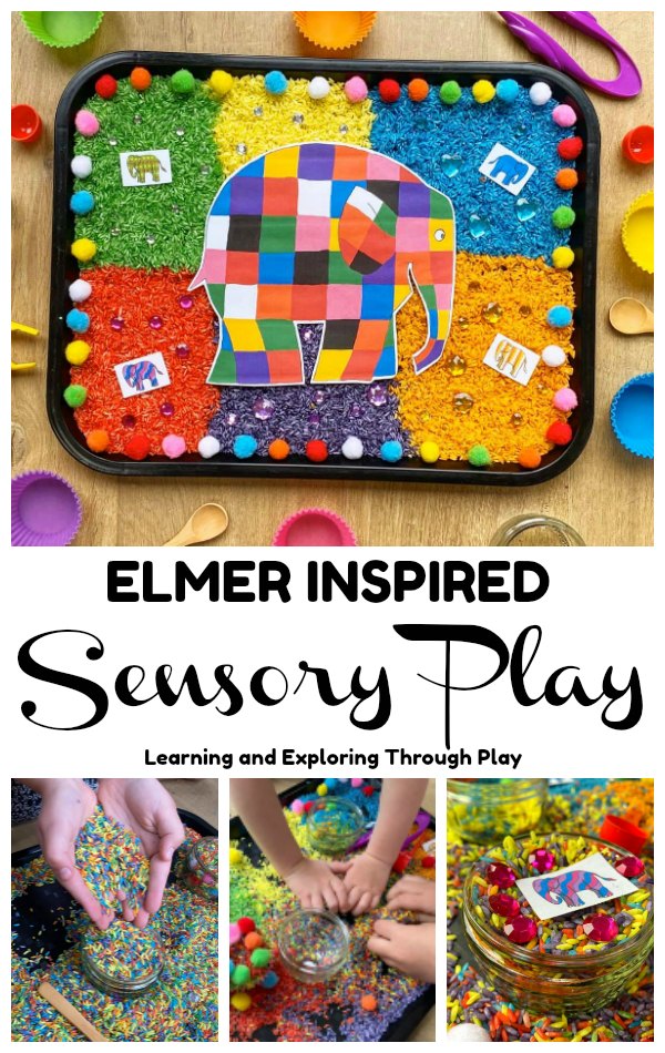 Learning and Exploring Through Play: Elmer Sensory Play