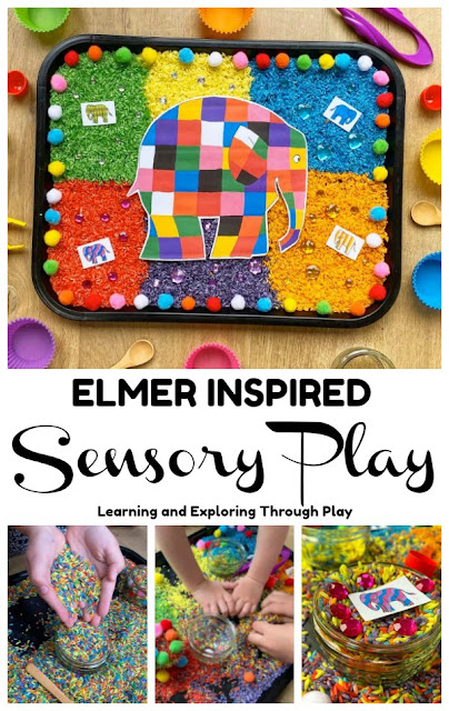 Learning and Exploring Through Play: Elmer Sensory Play