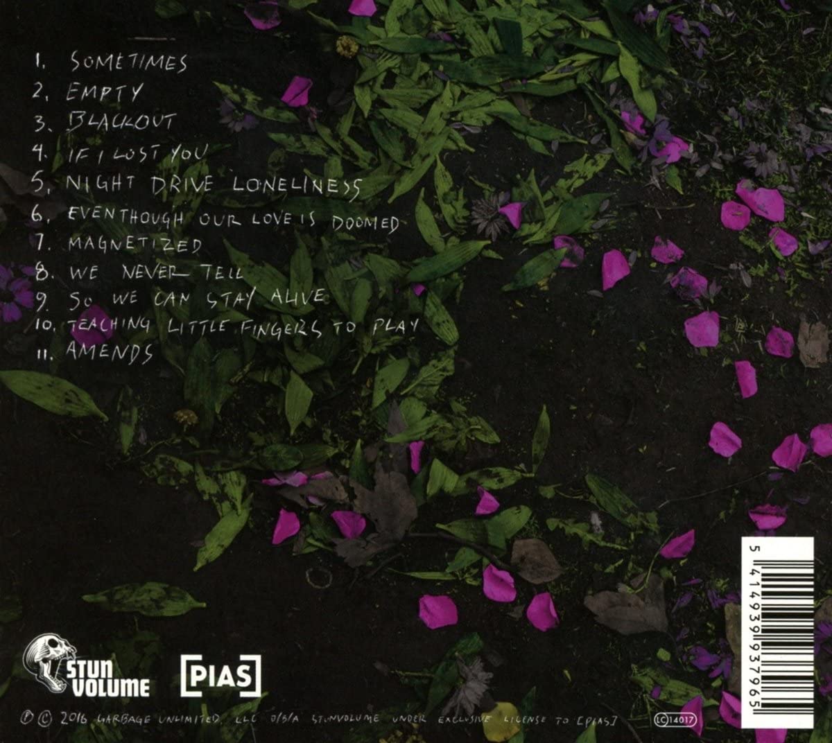 Classic Rock Covers Database: Garbage - Strange Little Birds (2016)