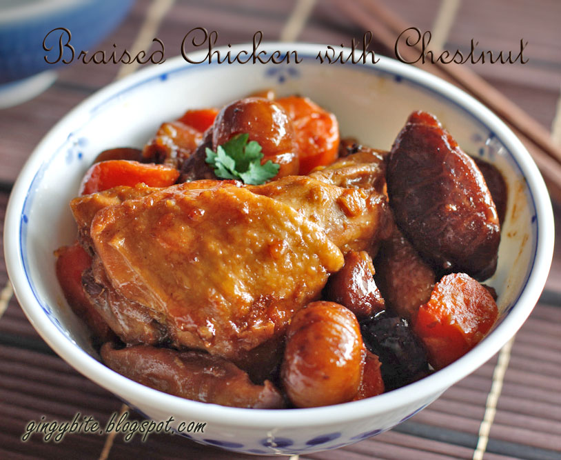 Braised Chicken with Chestnut 板栗焖鸡 | The Yummy Journey