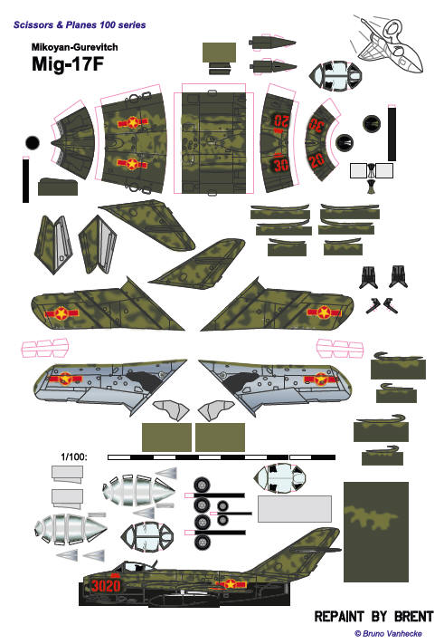 Happyscale-Modellbau: MiG 17 F North Vietnam - Scissors & Planes 1/100 ...