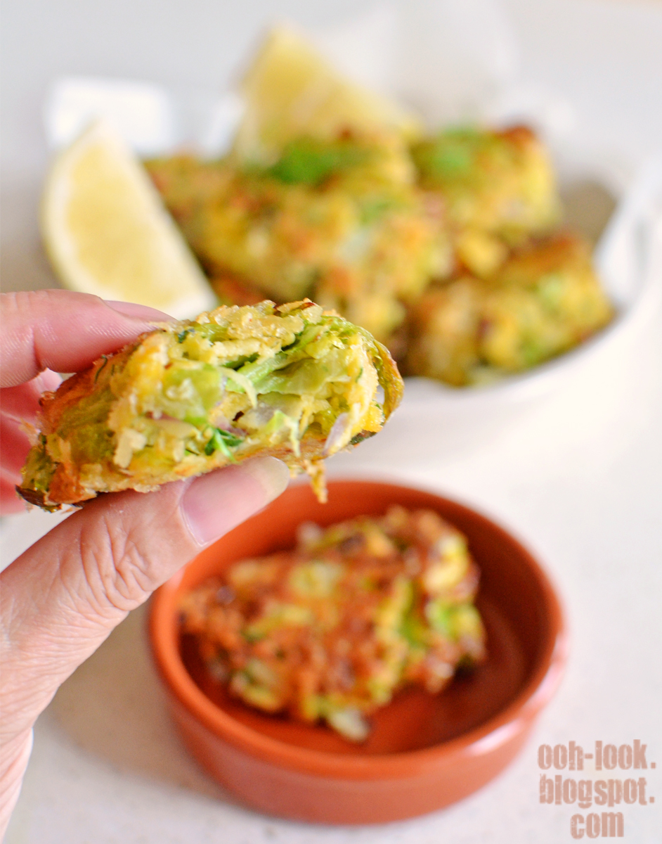 Ooh, Look...: These are lettuce dill and mint cakes, not fritters