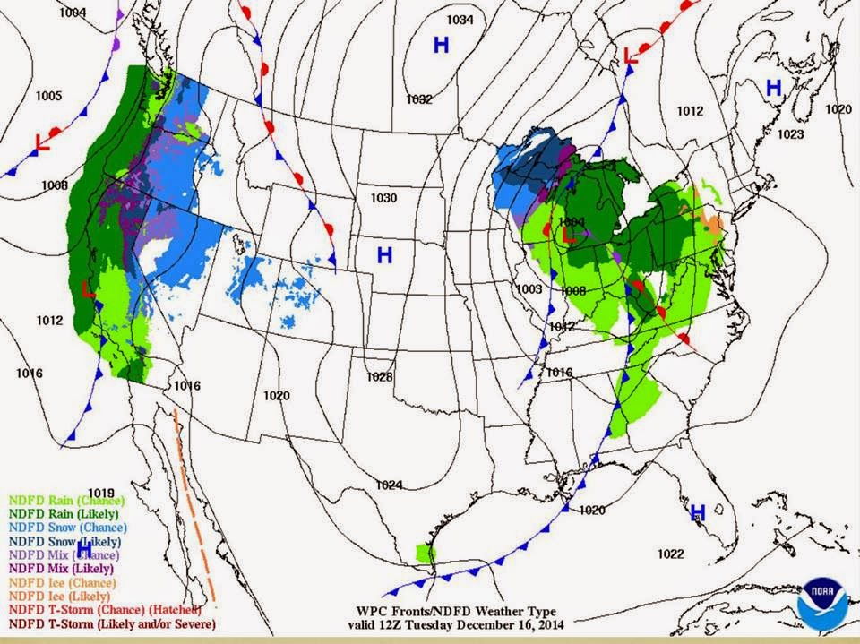 Pacific Northwest Weather 2016: Three Day Forecast.......