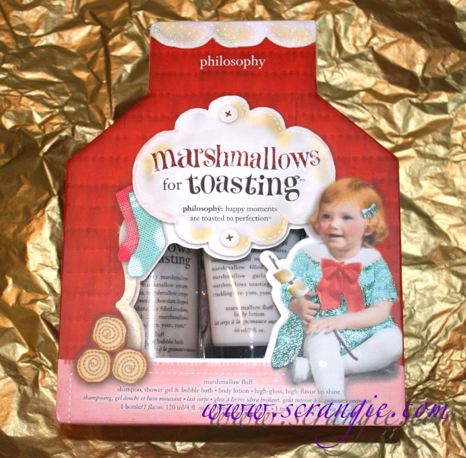 Scrangie: Philosophy Marshmallows For Toasting Gift Set Holiday 2011 Review