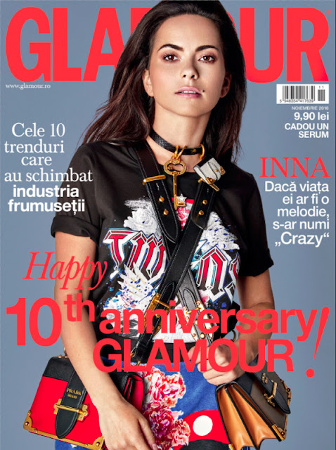 Beautiful XYZ Gossip : INNA cover Glamour Romania - 10 years ...