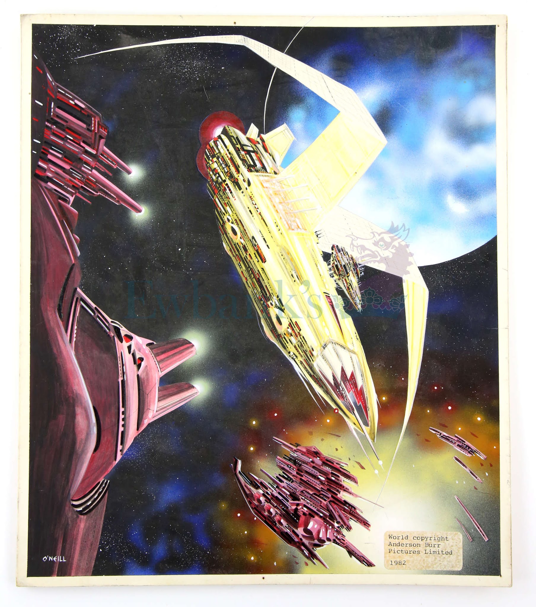 Boys Adventure Comics: Kev O'Neill art for 'The new Thunderbirds' art ...