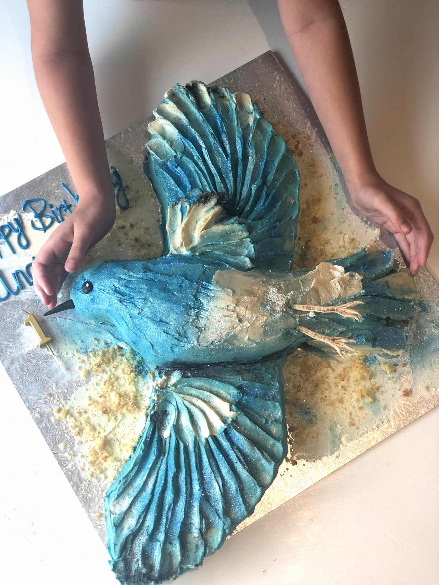 Buttercream bird cake - R780