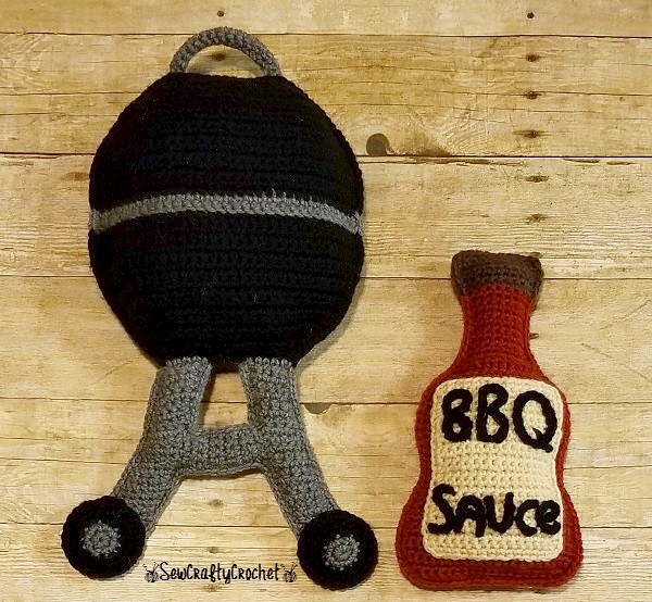 BBQ Sauce & Grill Cuddlers - Sew Crafty Crochet
