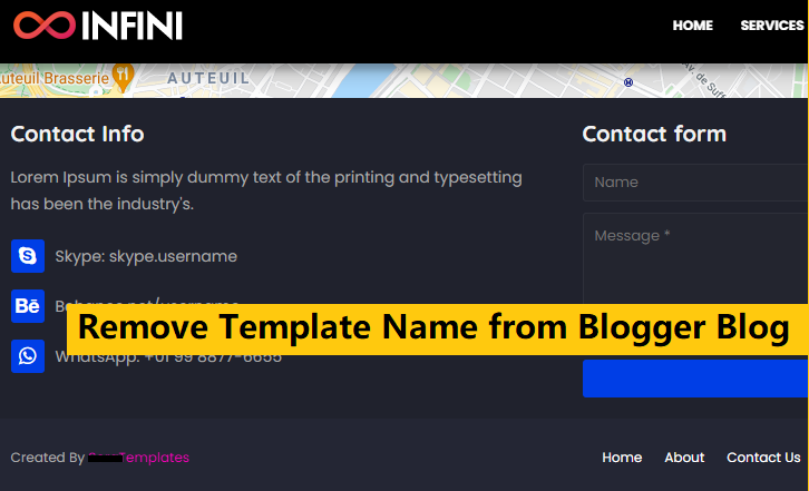 How To Remove Template Name From Blogger Blog With Pictures How To Remove Template Name From Blogger Blog With Pictures