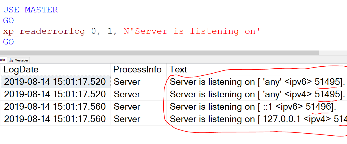 How to Find SQL Server Running Port Number Using Stored Procedure xp ...
