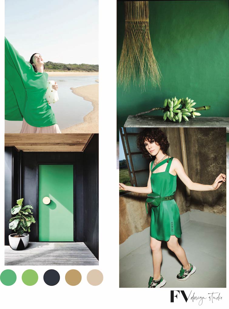 FASHION VIGNETTE: TREND X COLOR / EMERALD GREEN - SS 2021