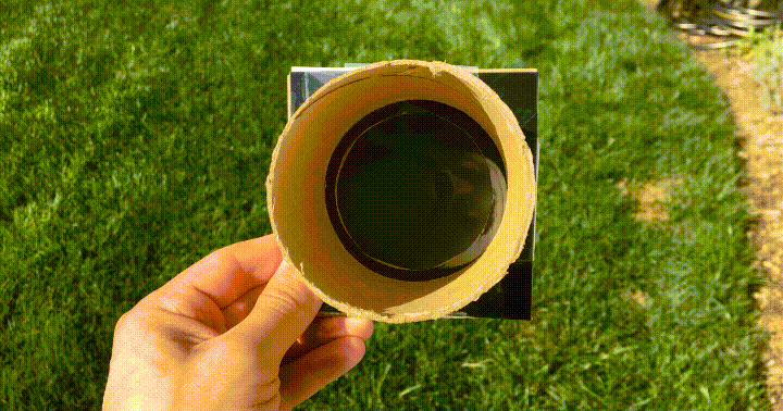 Homemade Double Sided Solar Filter for Refractor Telescope and DSLR ...