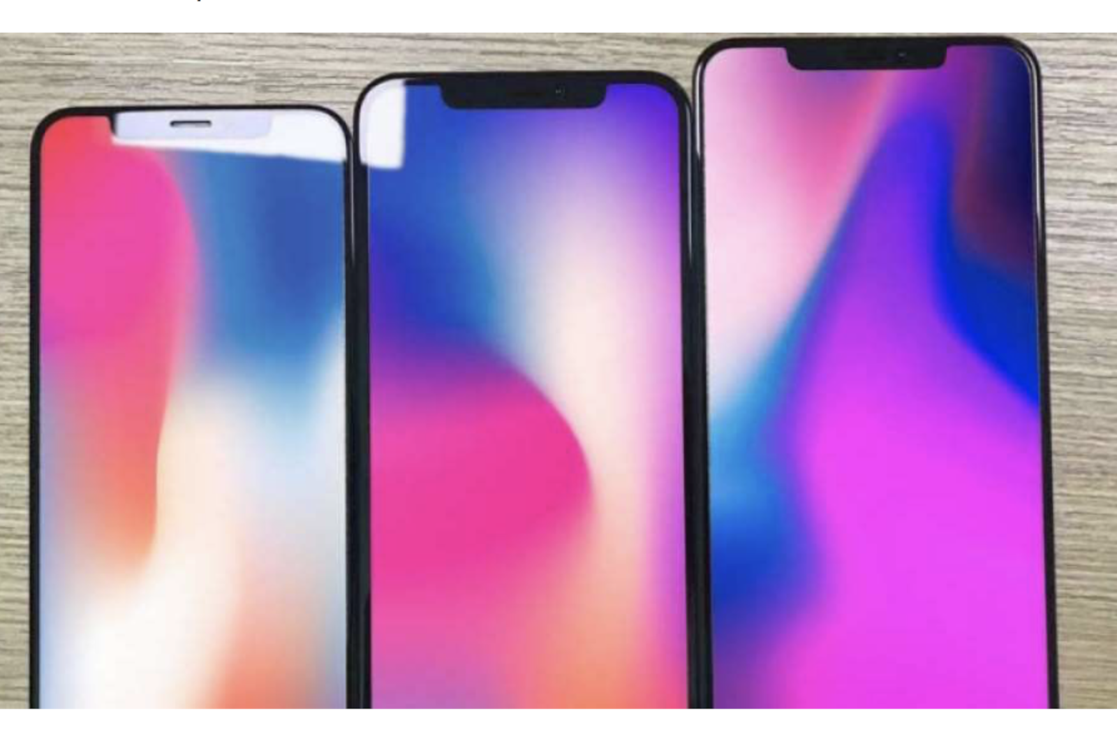 Ecco le prime immagini dei 3 nuovi modelli di iPhone 2018 - Apple Caffè