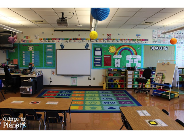 Kindergarten Planet: Classroom Reveal and a Freebie!