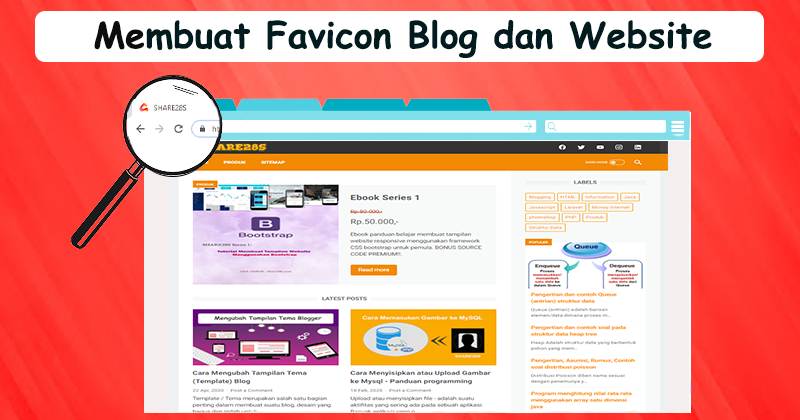 Membuat Favicon Blog dan Website Sendiri - SHARE28S