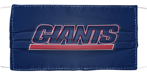 Cloth Face Mask - Fabric Face Mask: New York Giants Cloth Face Mask