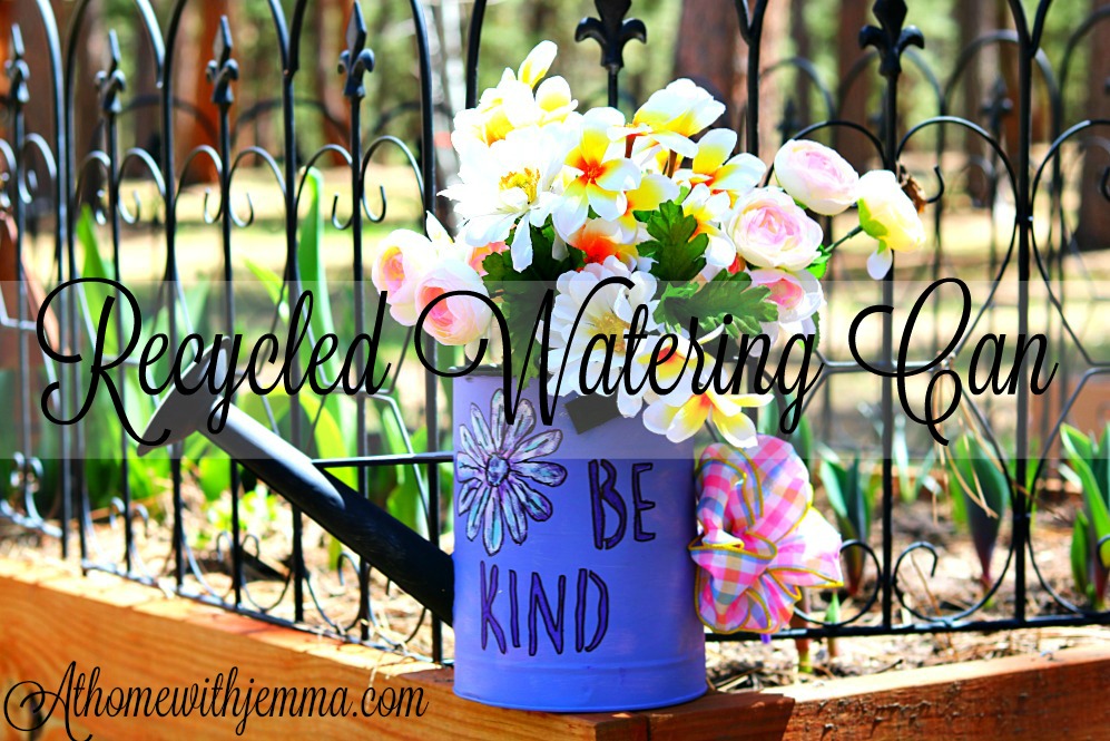 Ten On The Tenth Hop| Recycled Mother's Day Watering Can - At Home with ...