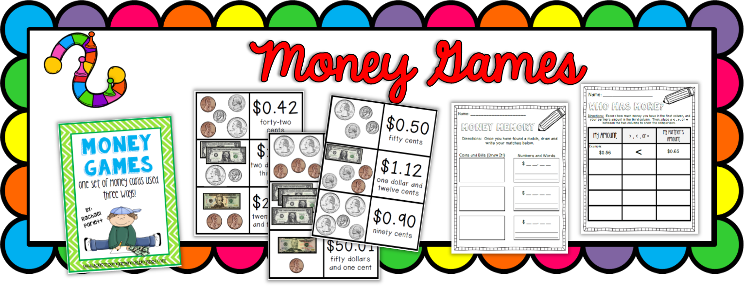 The Classroom Game Nook: Focus On: Money Games