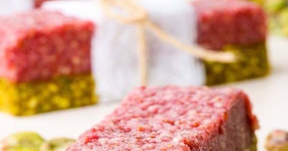 Pistachio Raspberry Energy Bars - Catrina Food