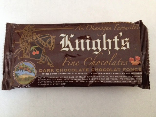 the snackdown: knight's dark chocolate bar