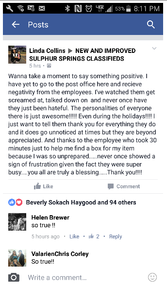 Dallas Proud: Customer Compliment