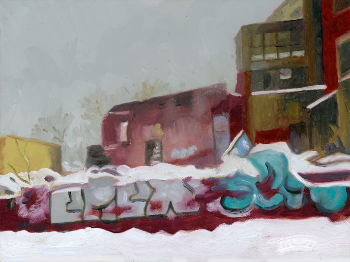 POSTCARDS FROM MERION: Graffiti and Snow