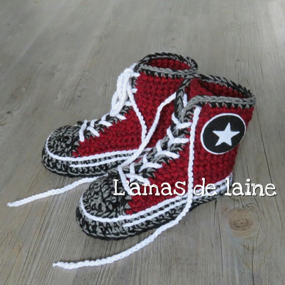 L'amas de laine: San's High Top Slippers