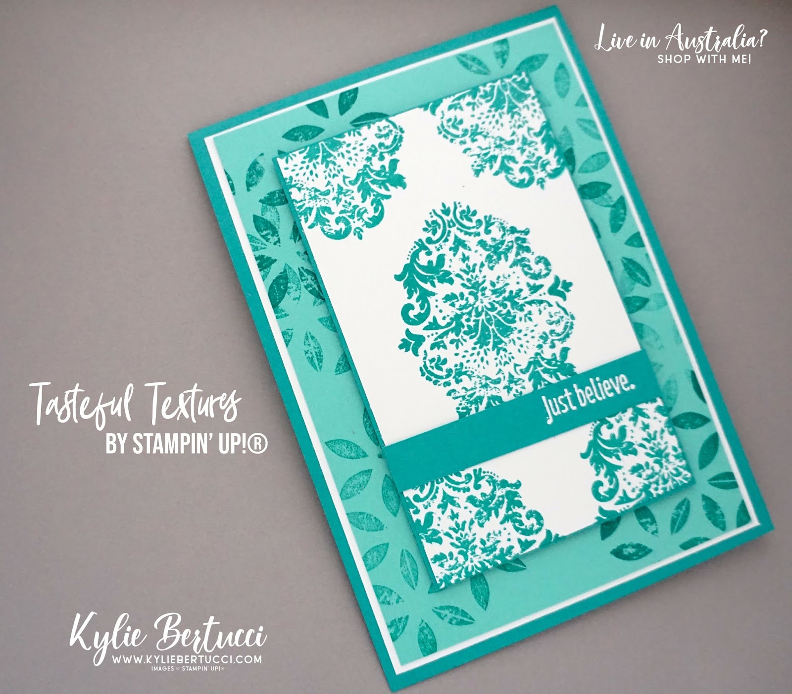 One Layout - One Stamp Set - Six Cards - Kylie Bertucci