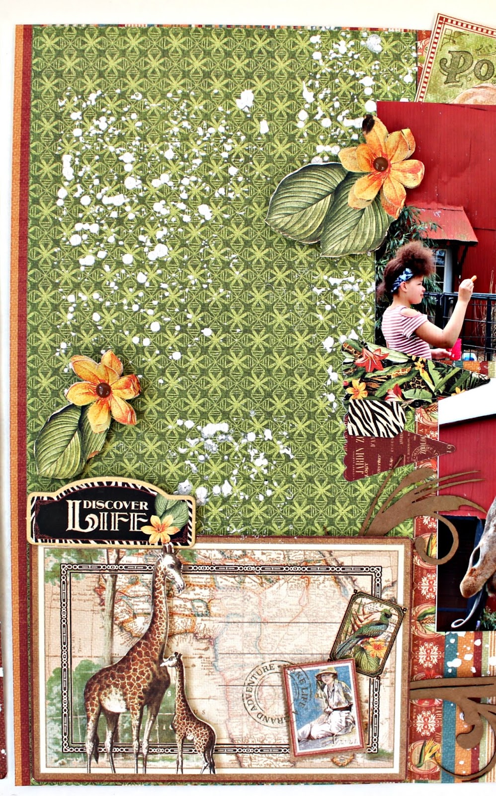 Pam Bray Designs: A Girl with Flair: How To Create a Double Page Layout ...