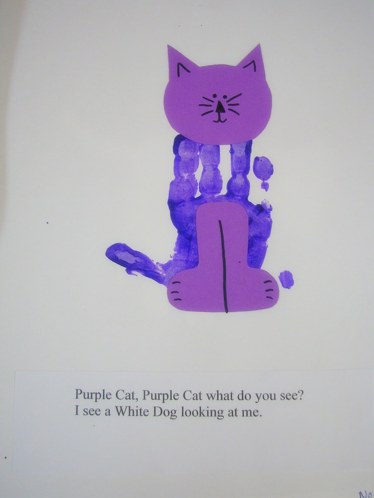 Brown Bear Hand Print Book