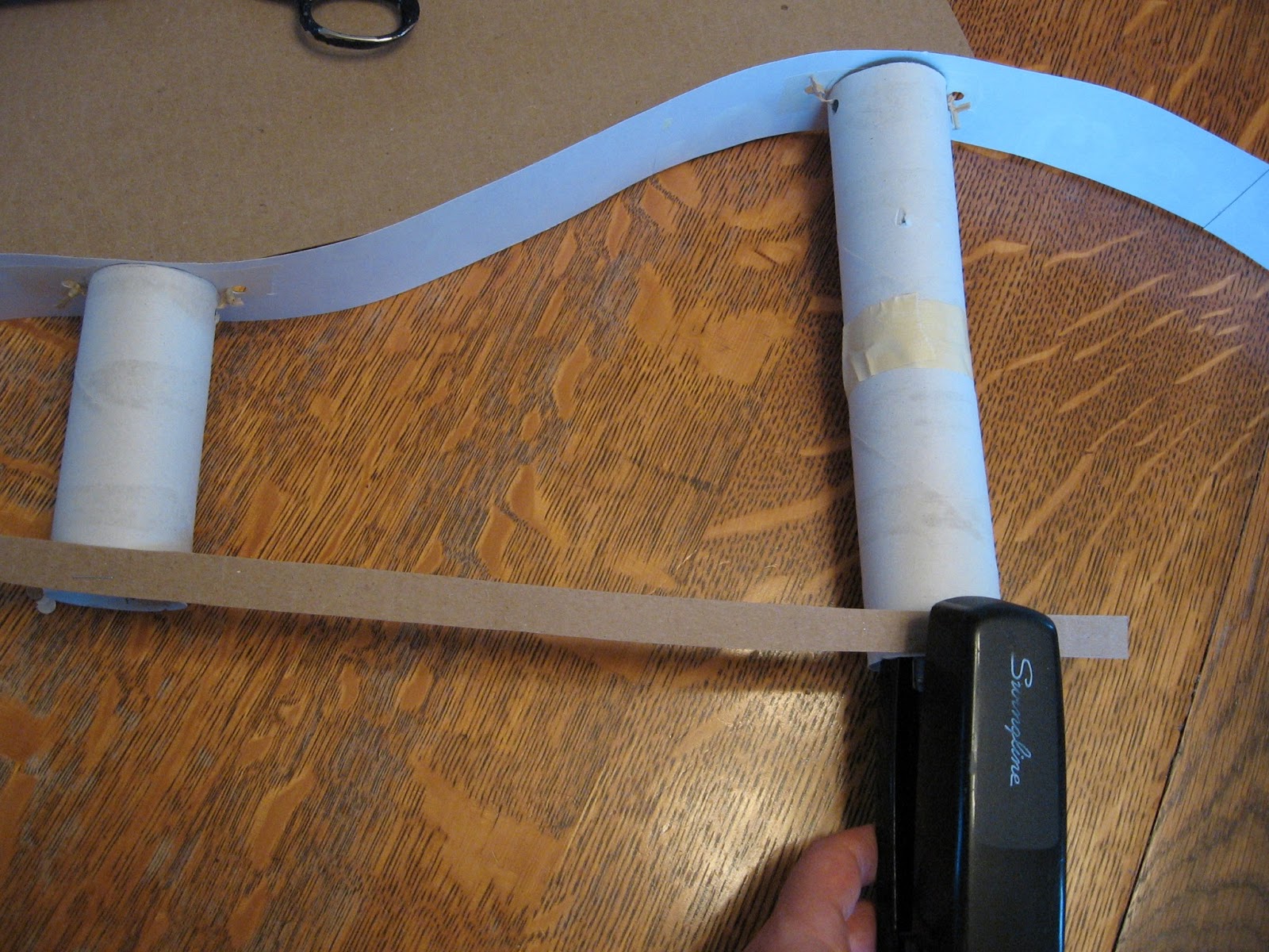 Almost Unschoolers: Summer Fun Day 58 - Cardboard Roller Coaster Craft