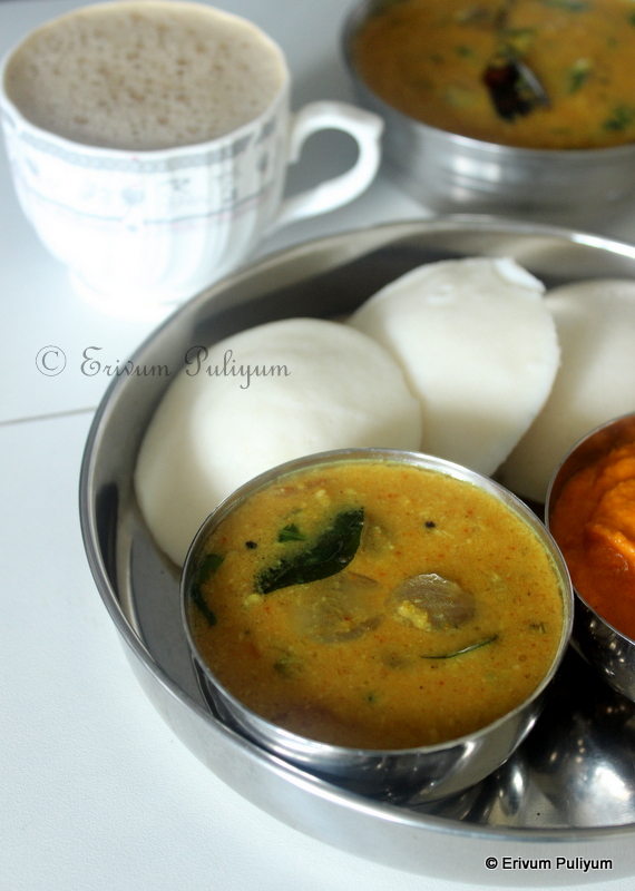 Erivum Puliyum: Kerala Ulli Sambar | Cheriya Ulli(Vengaya) Sambar ...