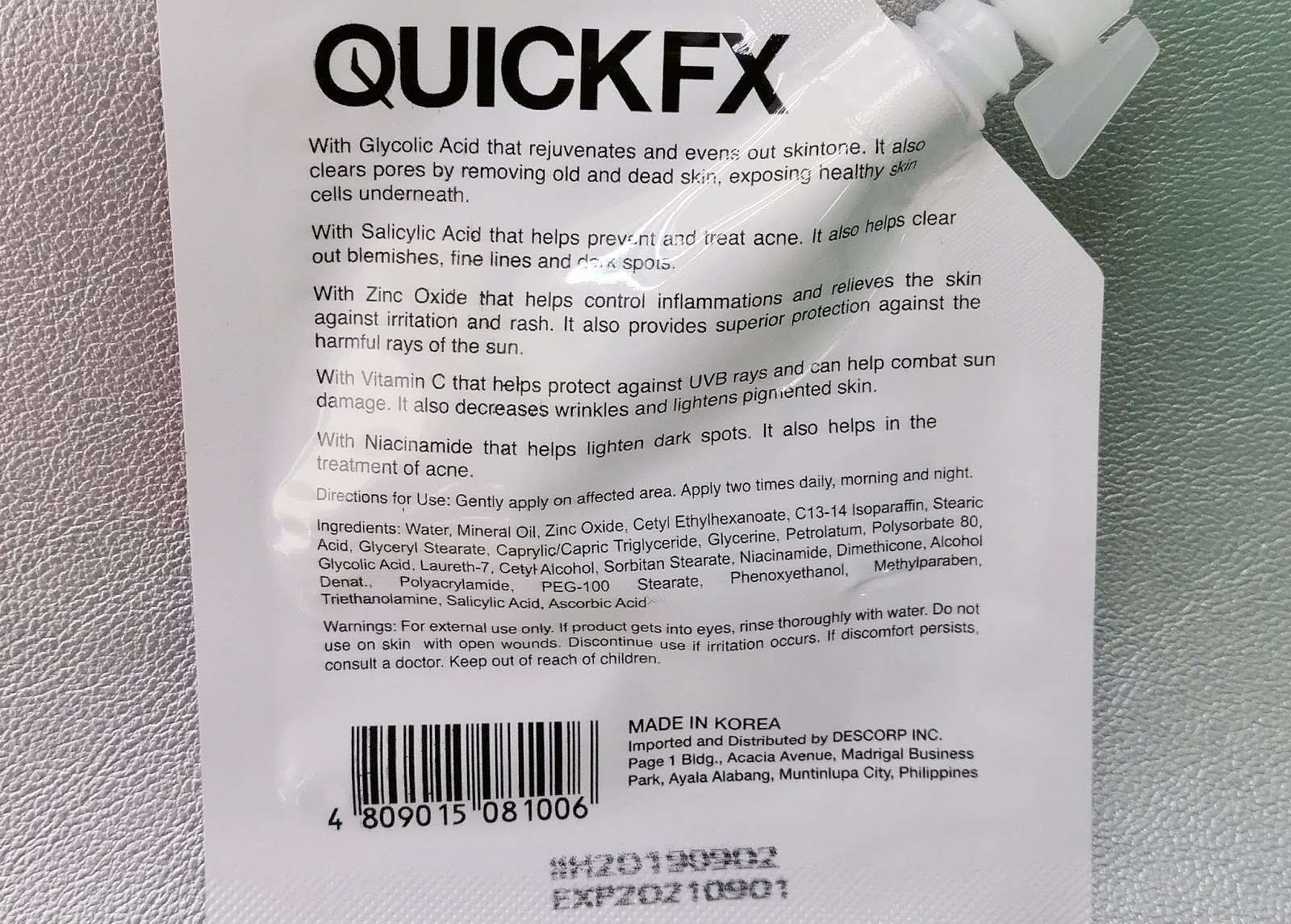 Lucky Citrine: Review: Quick Fx Pimple Eraser & CC Cream