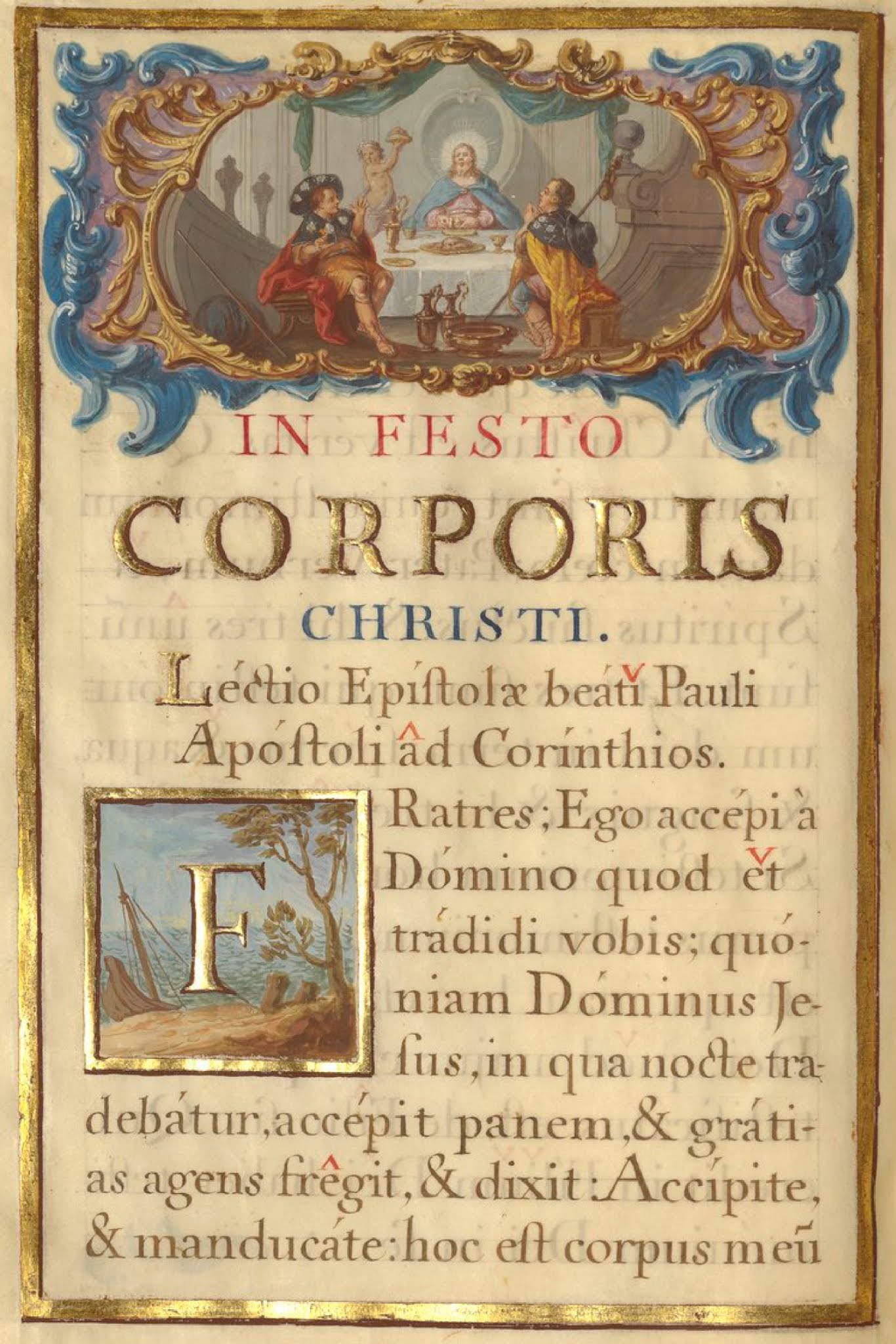 New Liturgical Movement: An 18th-Century Epistle Book from Notre-Dame ...