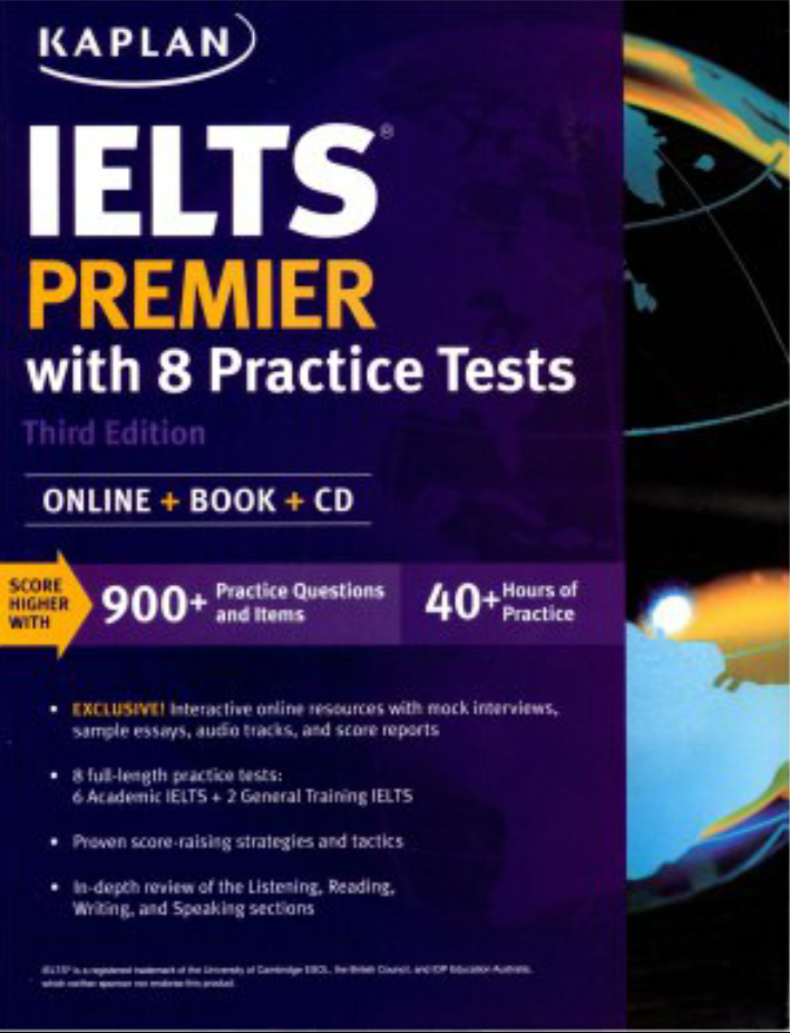 Kaplan Test Prep. IELTS Premier with 8 Practice Tests - EnglishBookTank
