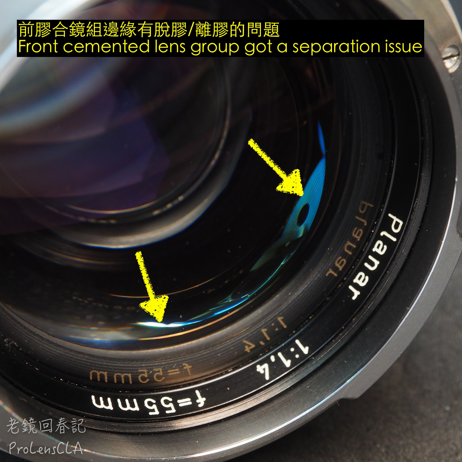 老鏡回春記 專業鏡頭維修服務 Old Manual Focus Lens Repair & CLA: Contarex Carl Zeiss ...
