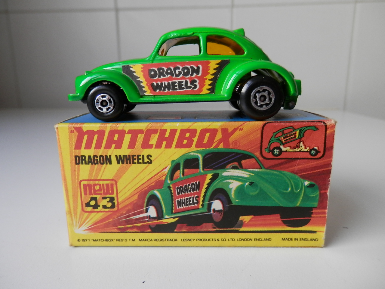 EDUARDO ASCANIO MIS MATCHBOX: Nº. 43-B VW DRAGON WHEELS