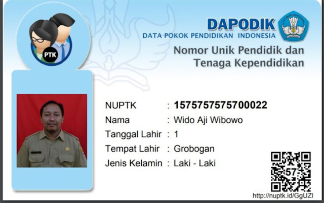 Panduan Cara Cetak Kartu NUPTK Di Verval PTK Resmi Kemdikbud | Guru Diknas