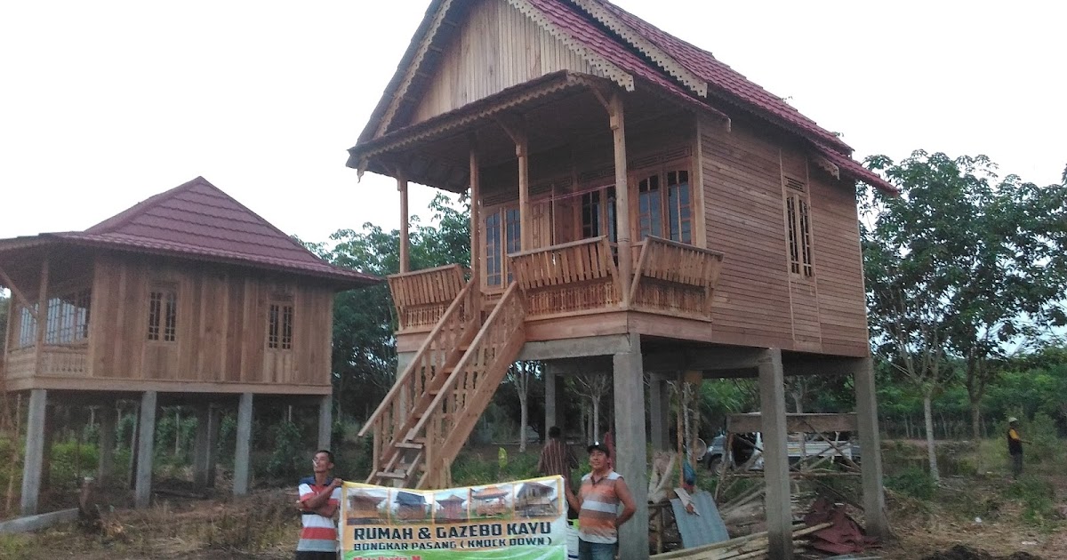 Rumah Kayu Bongkar Pasang Palembang #082282495500
